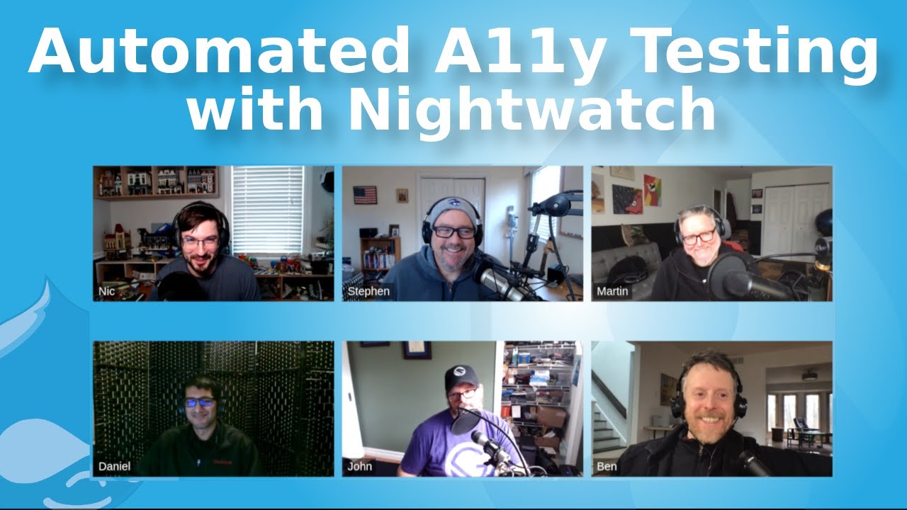 Talking Drupal #382 - Automated A11y Testing with Nightwatch - YouTube