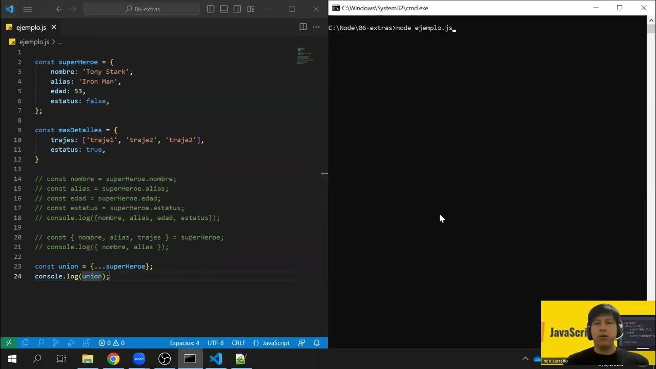 18- OPERADOR SPREAD - REST - Repaso JavaScript - YouTube
