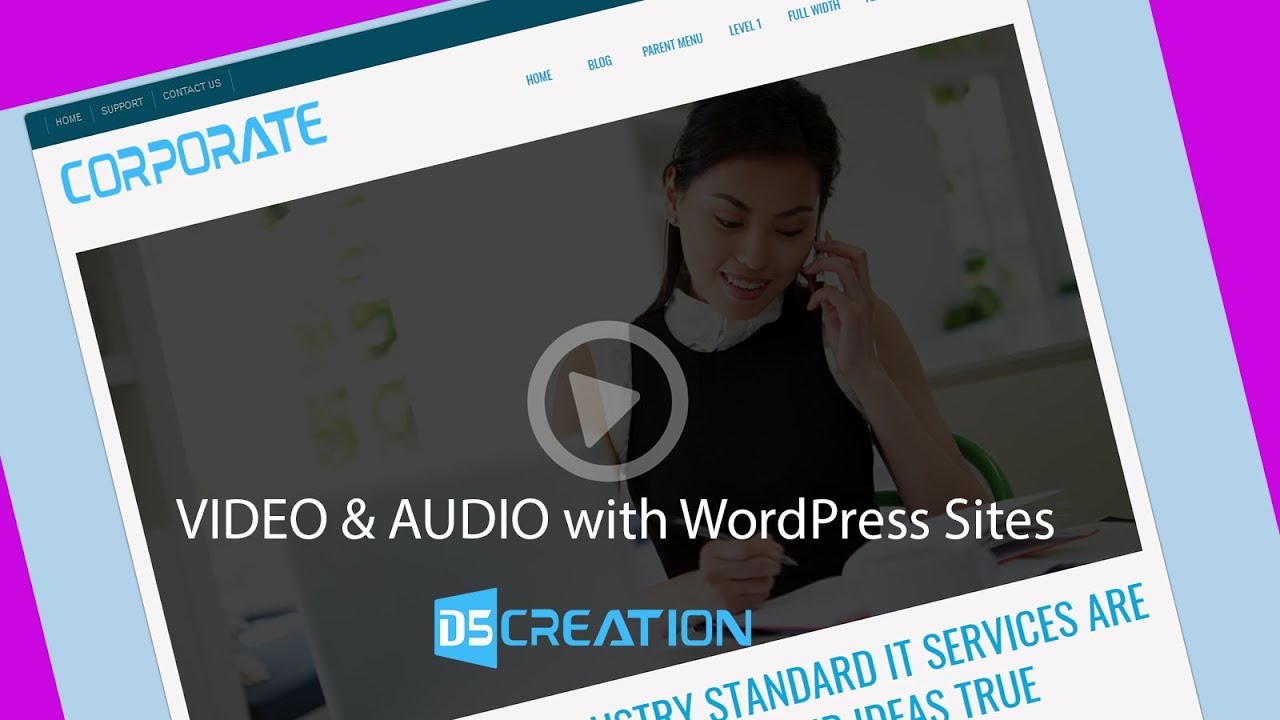 How To Add Audio And Video In WordPress Site YouTube how-to-add-audio-and-video-in-wordpress-site-youtube