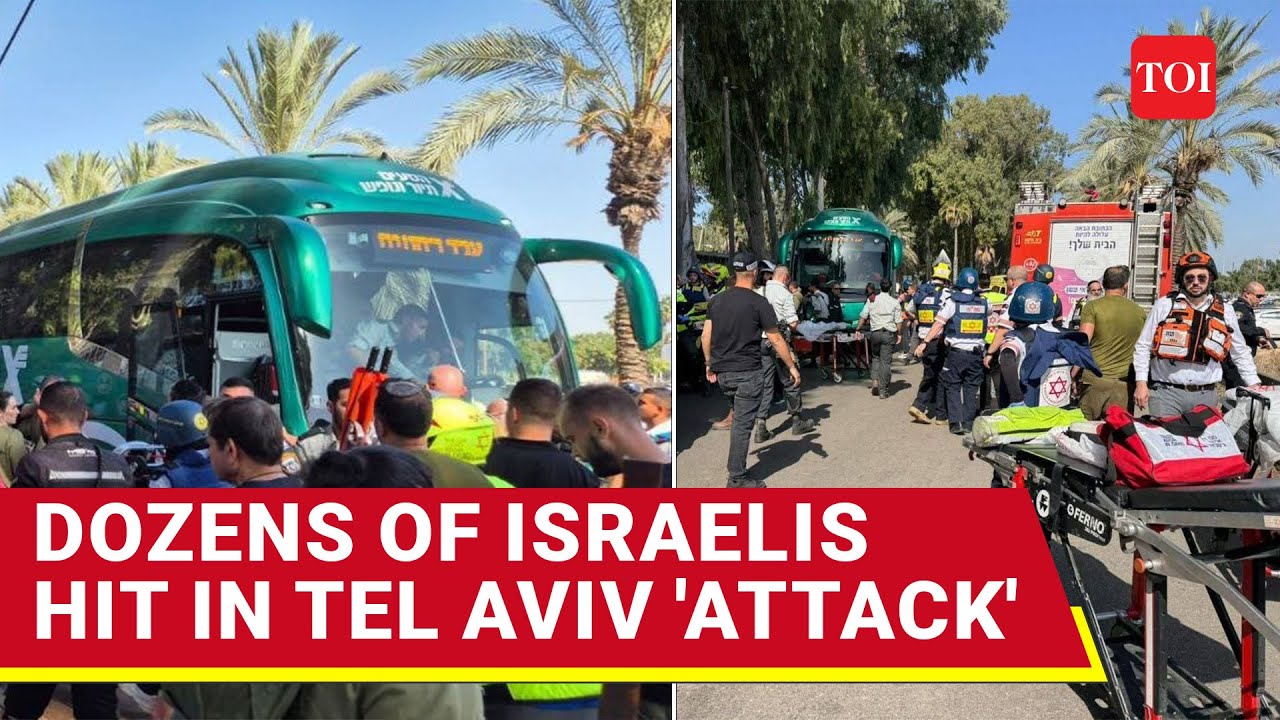 Huge Attack In Israel: 40 Injured Near Mossad HQ In Tel Aviv In Truck ...