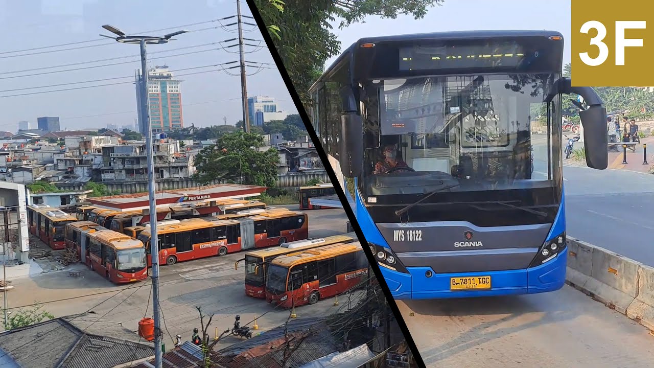 No Congestion! Transjakarta 3F from S Parman Podomoro CIty to Pesakih ...
