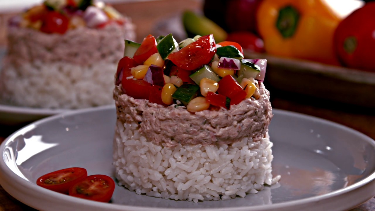 ARROZ, TUNA Y ENSALADA - Recetas Faciles - Easy recipes - YouTube