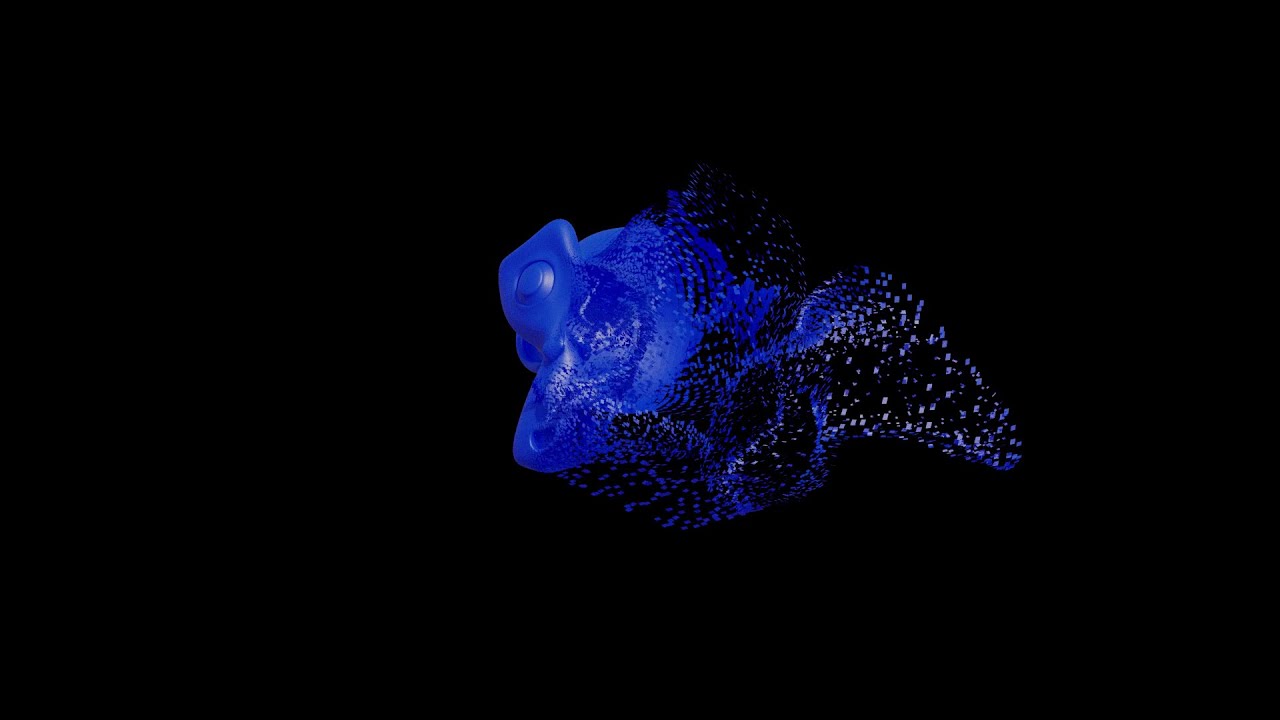 Change Objects with Particle Effect Blender Tutorial - YouTube