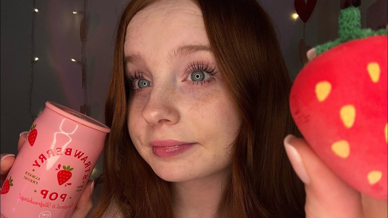 ASMR Strawberry Shortcake Comforts You 🍓 - YouTube