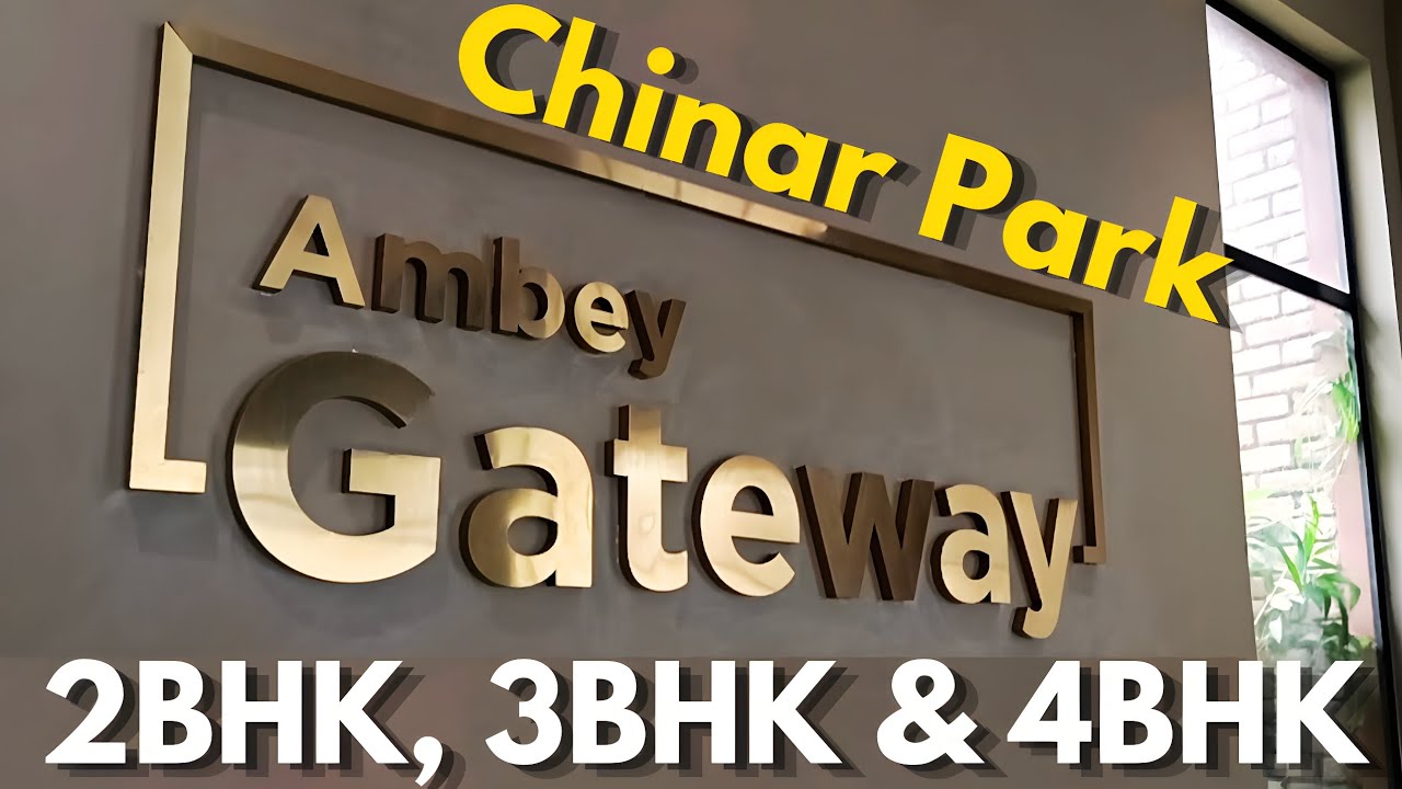 Ambey Gateway - Chinar Park | 2BHK, 3BHK & 4BHK Available - YouTube