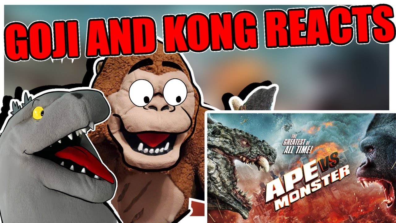 Godzilla and Kong React to Ape Vs. Monster Trailer - YouTube