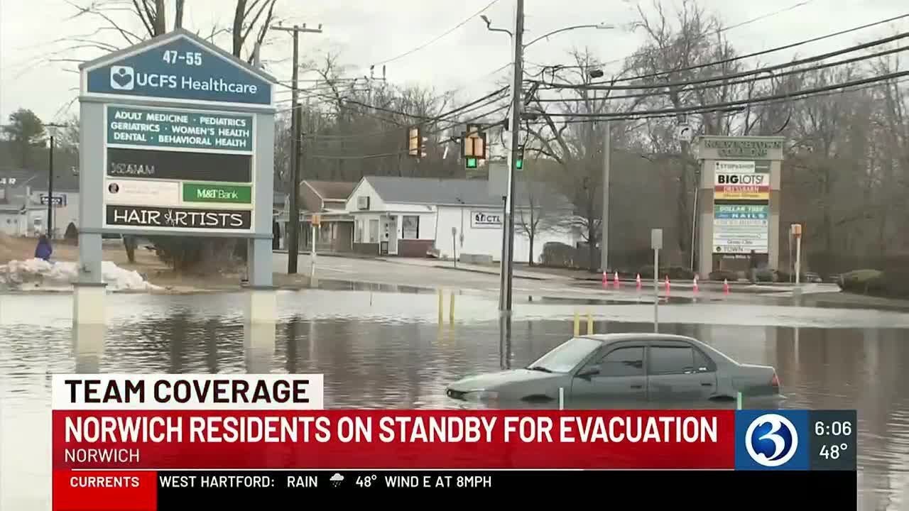 Norwich tells residents near the Yantic River to prepare for evacuation ...
