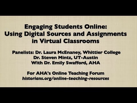 Engaging Students Online: Using Digital Sources and Assignments in ...
