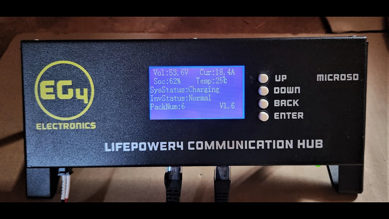 How to setup your eg4 lifepower4 communication hub - YouTube