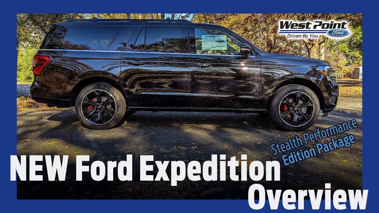 2023 Ford Expedition - Stealth Performance Edition Package - YouTube