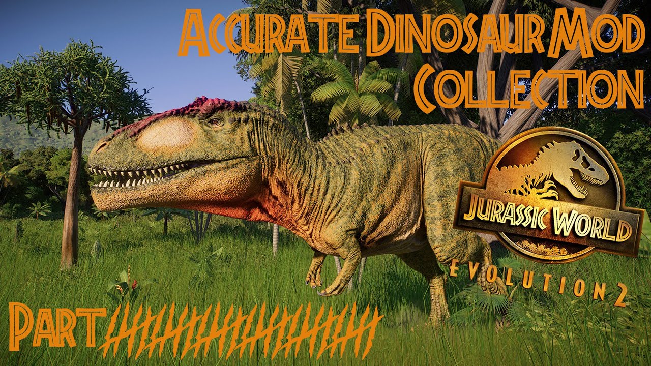 JWE2 Accurate Dinosaur Mod Collection Part 30 - YouTube