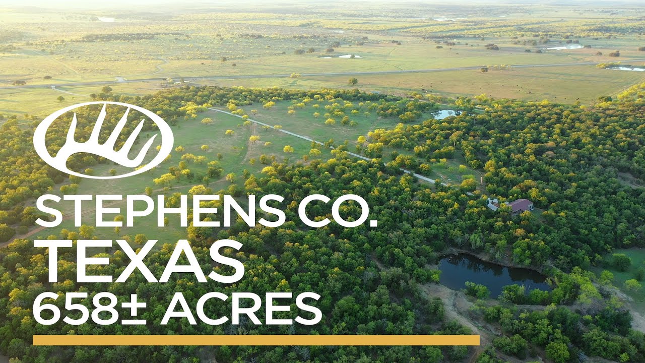 Stephens County, TX 658± Acres - YouTube