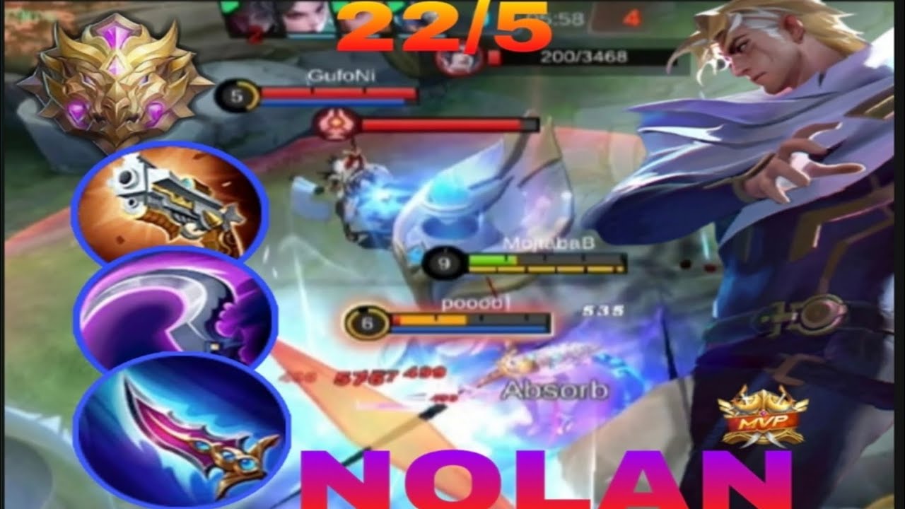 Nolan game play + Build(1 shot Build)!!!!Try this high damage build ...