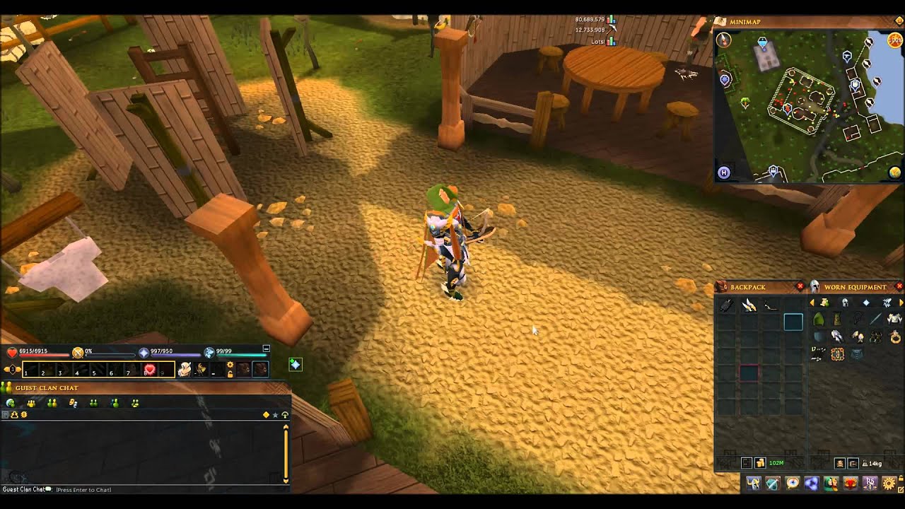 Runescape Range Level 99 Skill Cape - YouTube