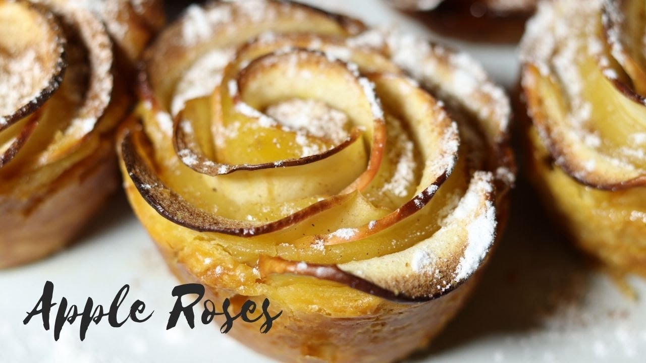 Apple Roses | Easy Puff Pastry Dessert 🌹 - YouTube