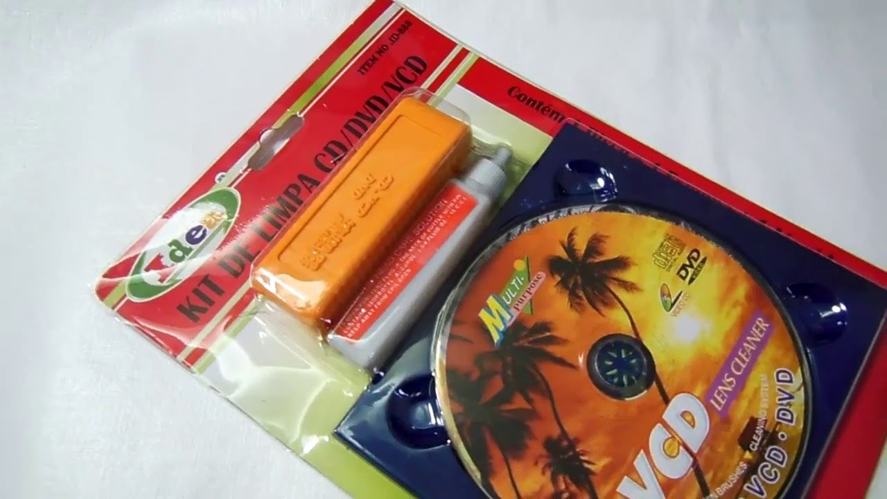 Kit Limpa Lente Lens Cleaner Limpeza Cd / Dvd / Vcd / Game dest Erechim ...