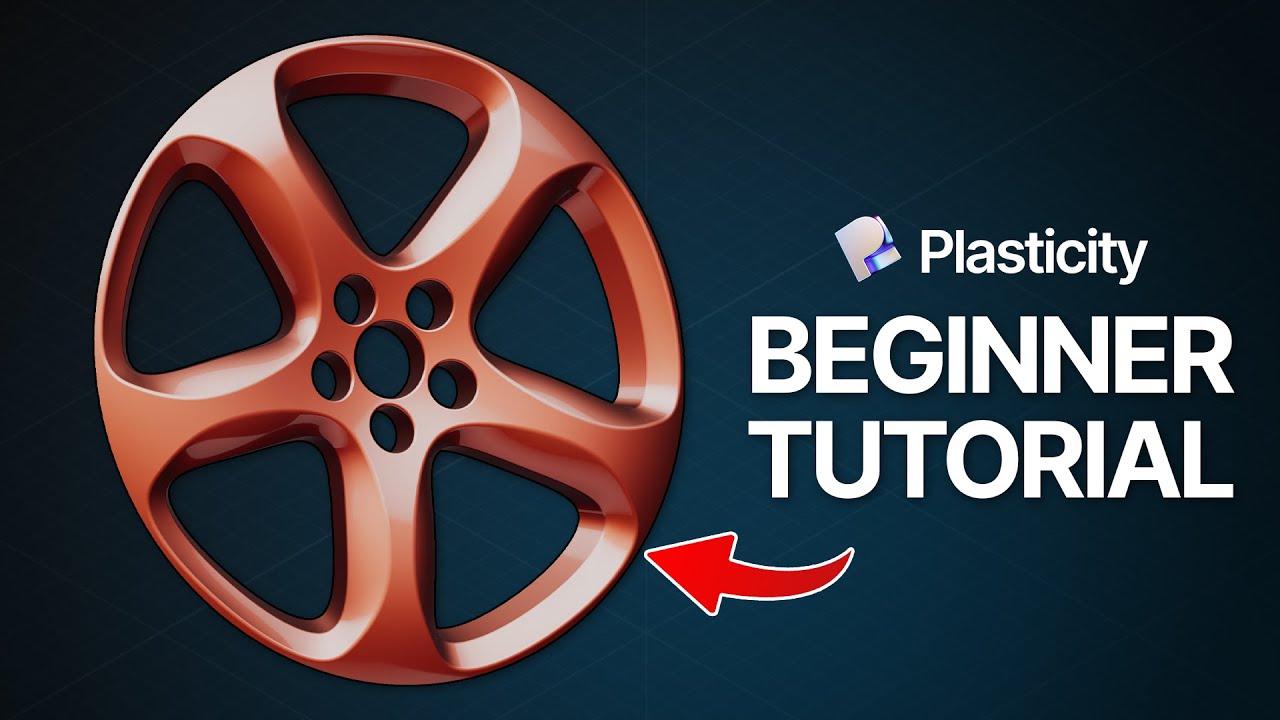 Plasticity Car Modeling Beginner - Basic Rim Modeling - YouTube
