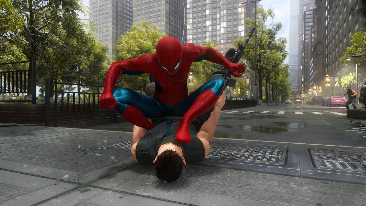 One of the best robbery takedowns by Spider-Man! - YouTube
