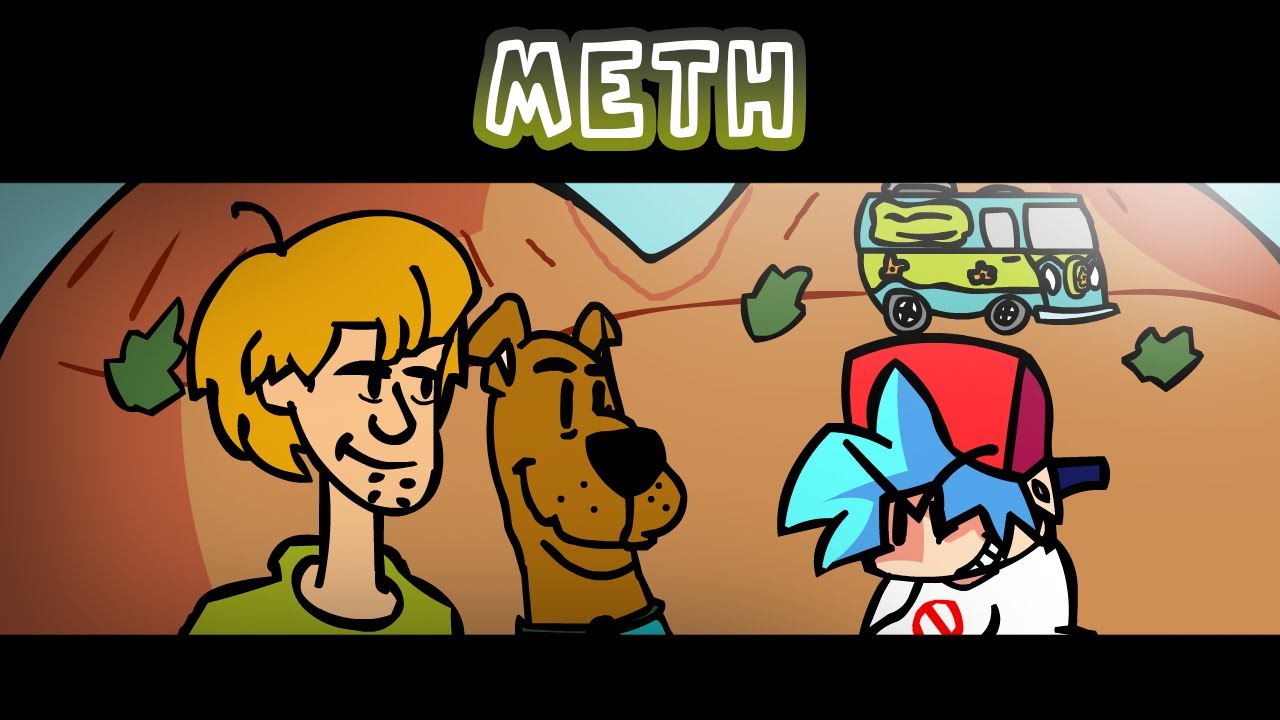 FNF Meth Só que o Salsicha e Scooby Doo BR cantam - YouTube