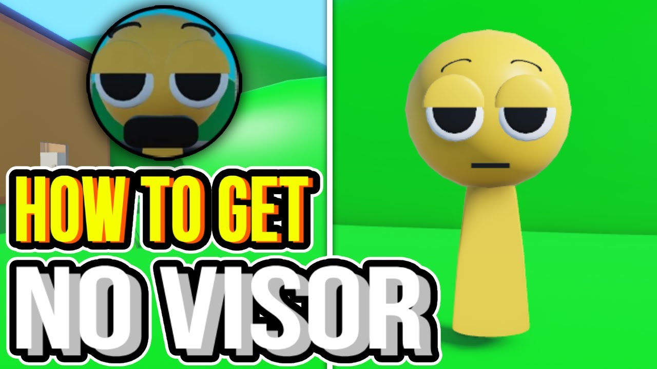 How To Get No Visor Badge & Morph In 3D Sprunki RP And Animations ...