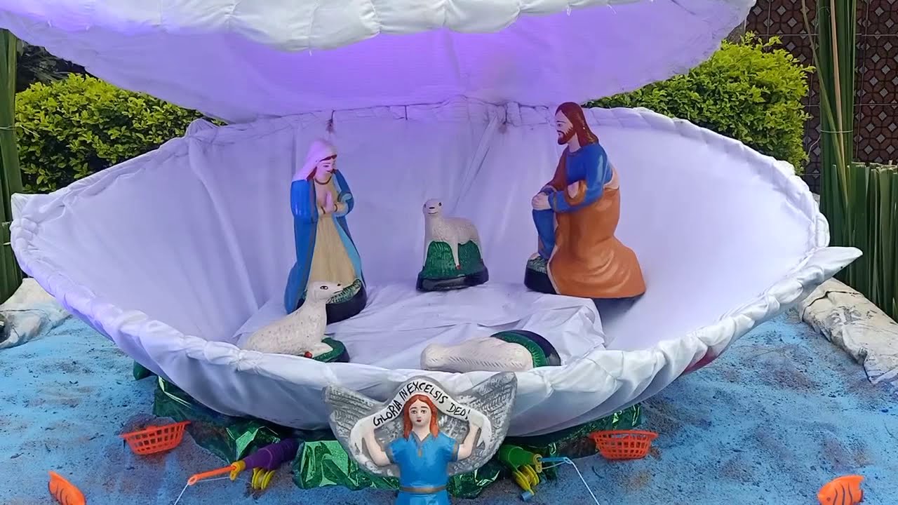 Christmas Decoration And Crib YouTube