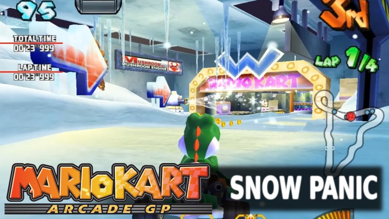 Special Wario Cup - Round 2 - Snow Panic | Mario Kart Arcade GP | Ep ...