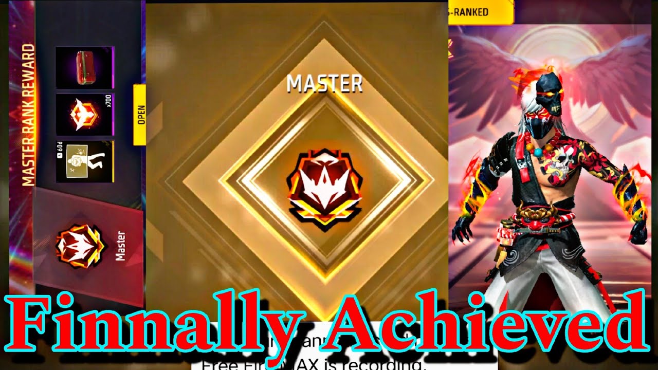 Reached Master in Free fire 🔥 #freefire #freefiremax - YouTube
