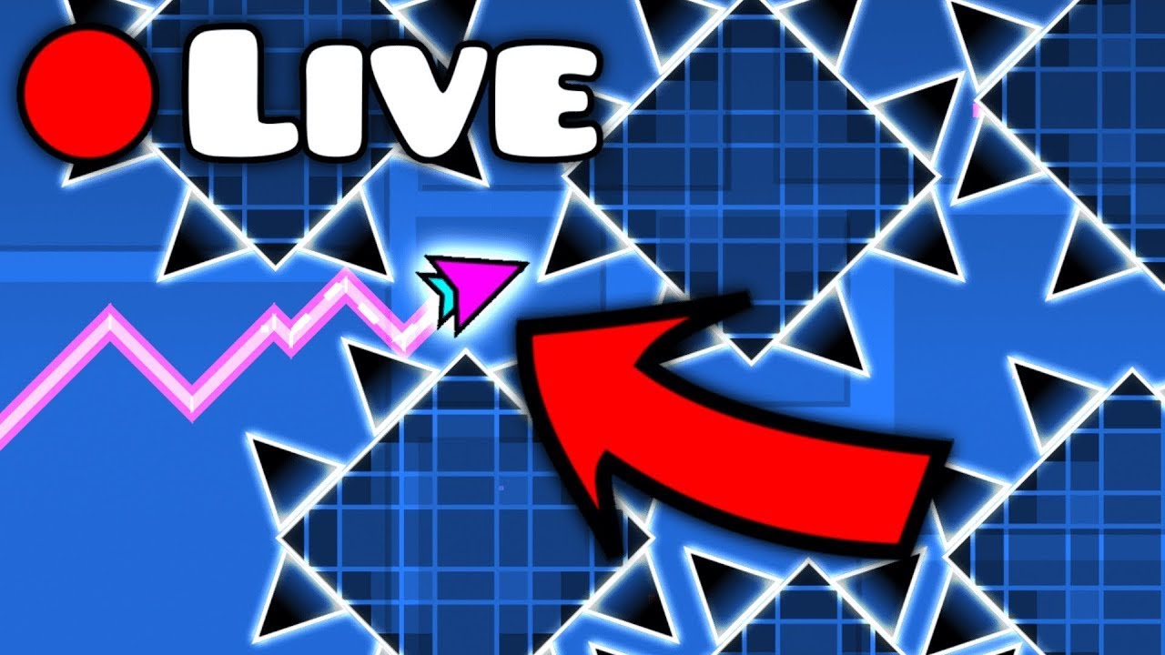 Streaming Geometry Dash (LIVE) - YouTube