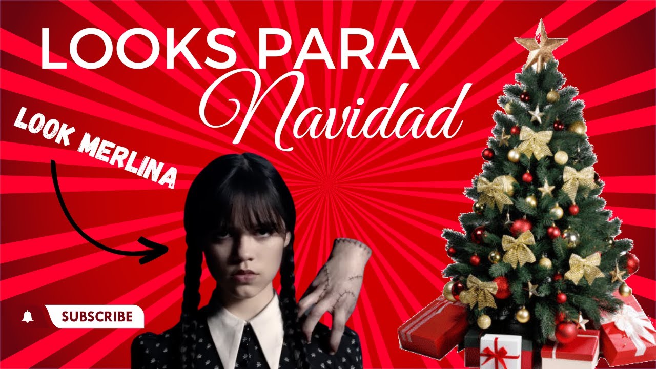 MerLinA look inspirado NaViDAd Fashionista - YouTube