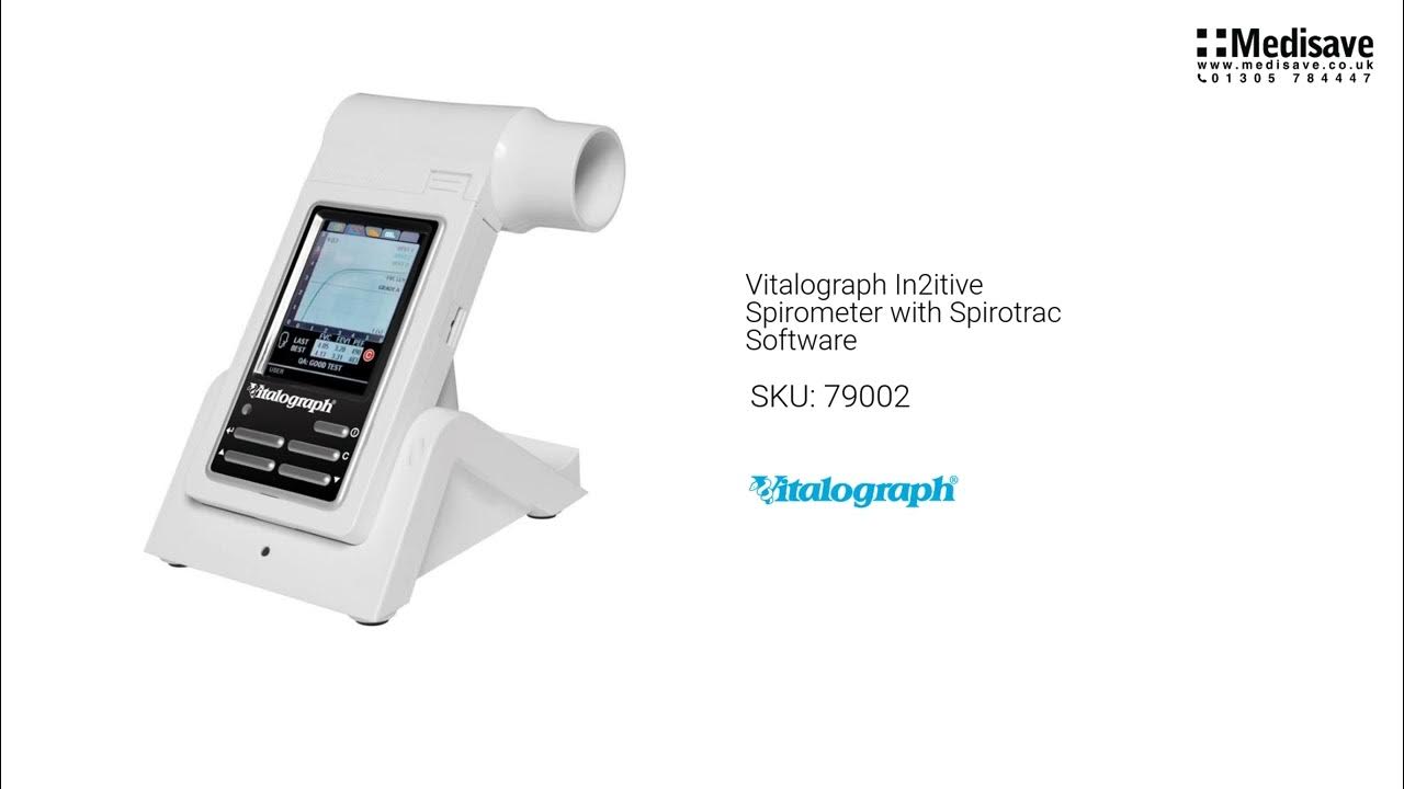 Vitalograph In2itive Spirometer with Spirotrac Software 79002 - YouTube