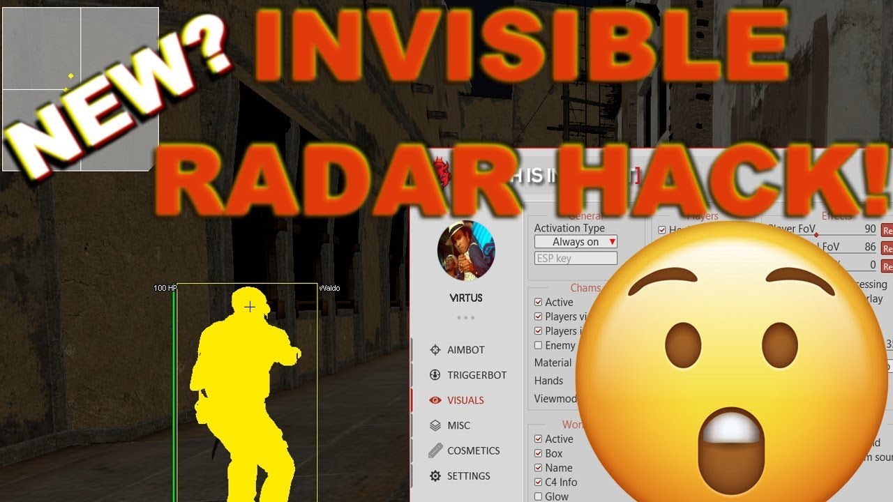 New Invisible Radar HACK? CS:GO OVERWATCH - YouTube
