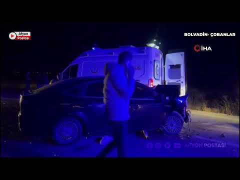 Afyon'da zincirleme kaza: 2 kişi öldü, 5 yaralı!