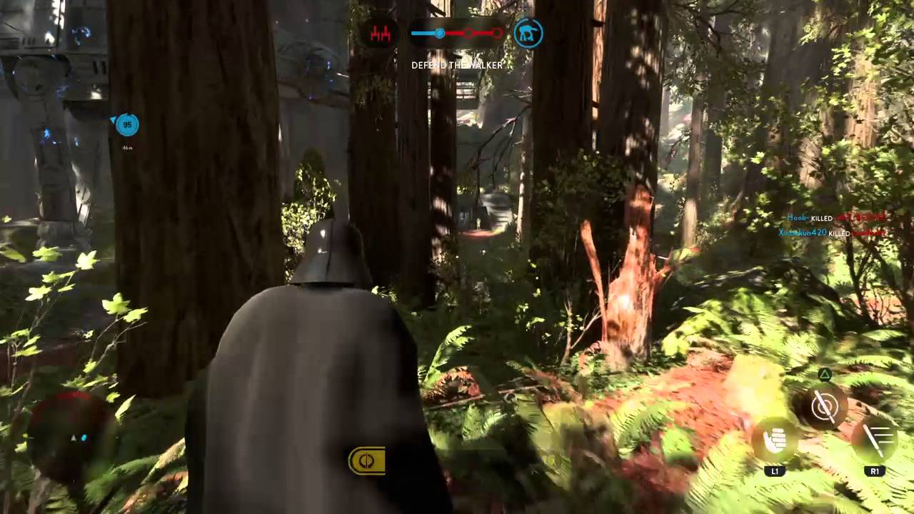 Star wars darth vader endor - YouTube