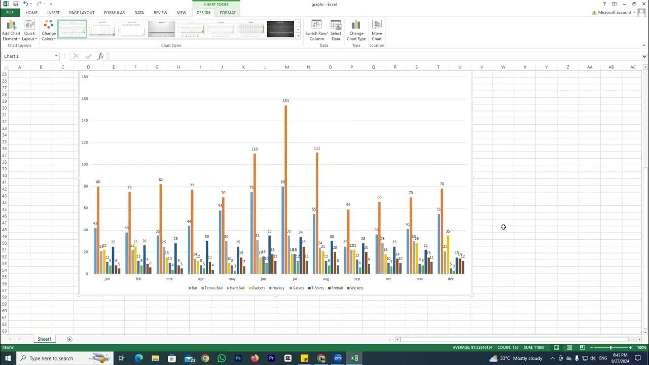 Excel Graphs - YouTube
