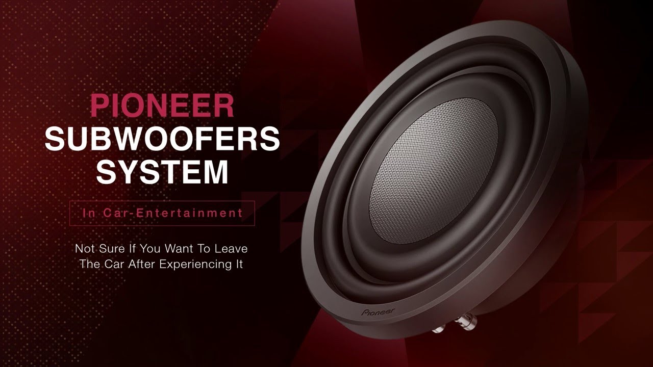 Pioneer In-Car Entertainment Subwoofers Series Range for a refined ...