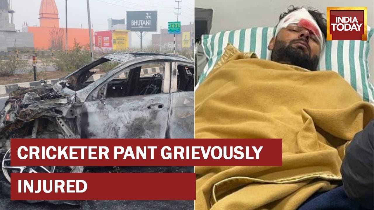 Rishabh Pant Hospitalized With Head & Back Injuries After Serious Car ...