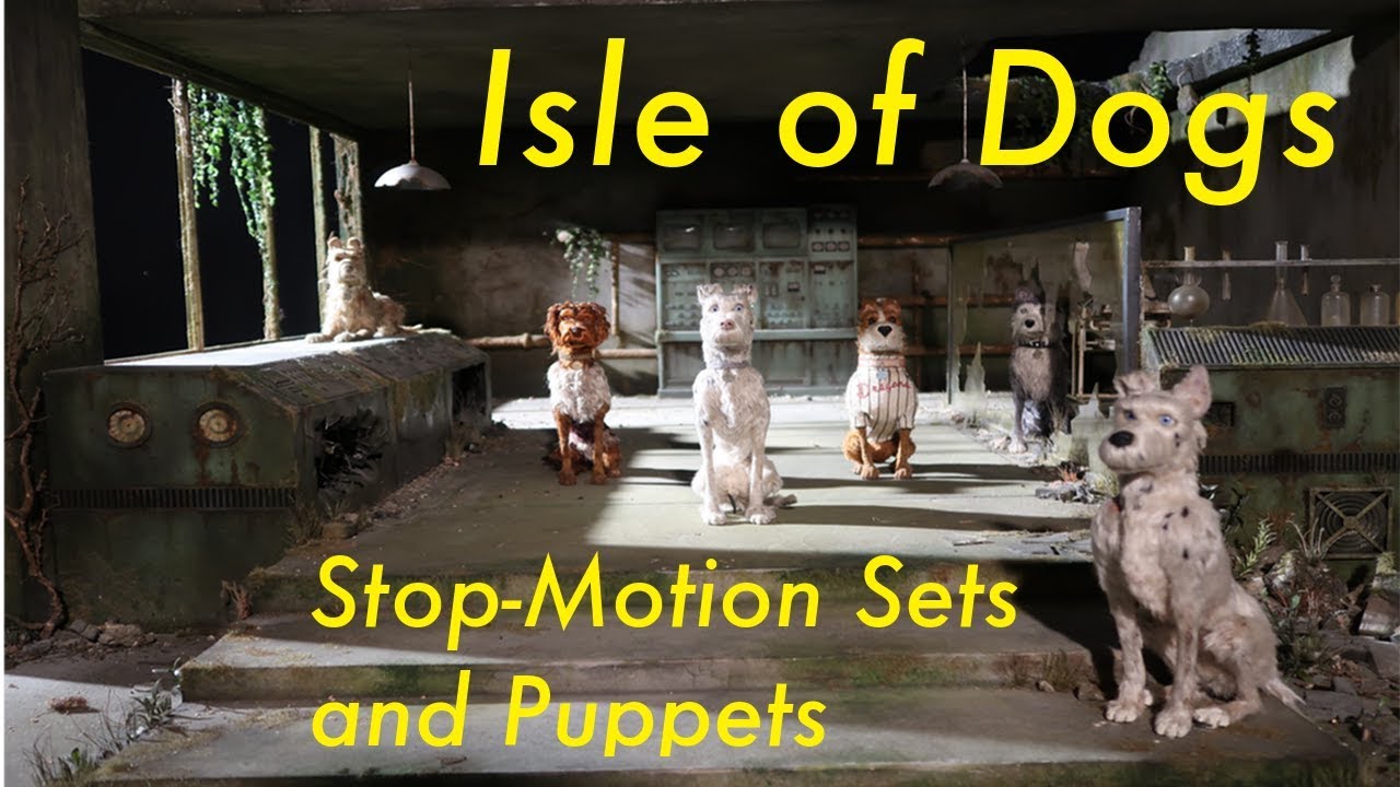 'Isle Of Dogs' sets and puppets exhibition London - YouTube