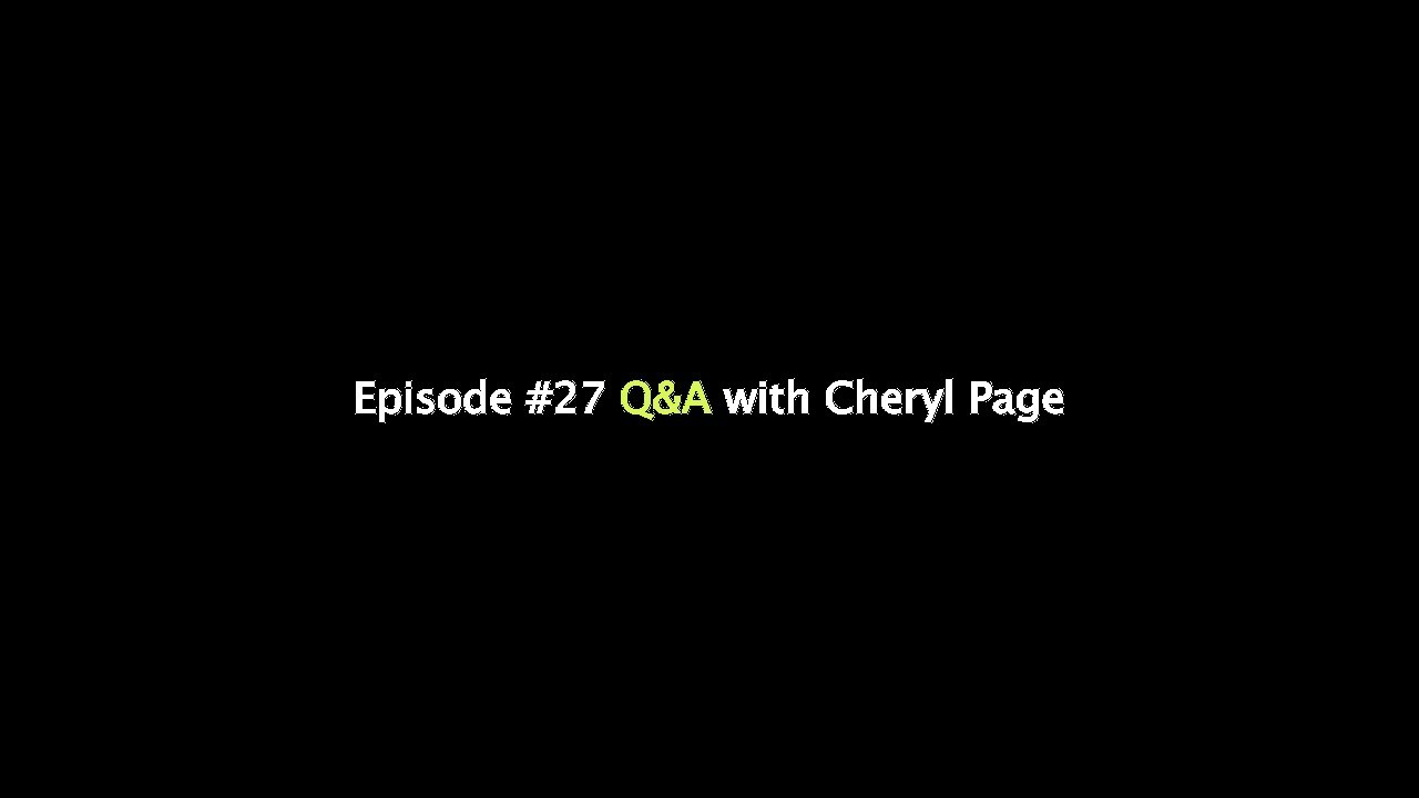 Life With Ghosts - LET'S CHAT! #27 Q&A with Cheryl Page - YouTube