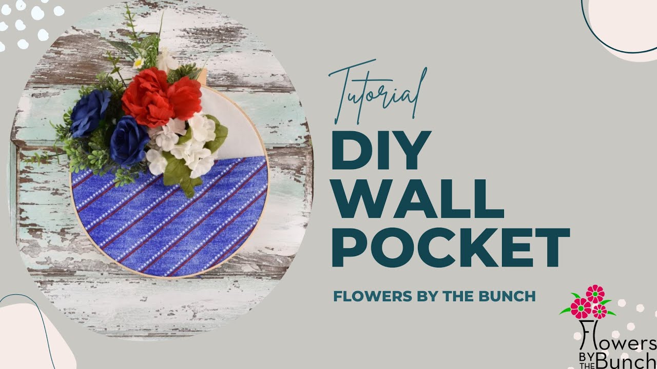 DIY Wall Pocket Design - YouTube