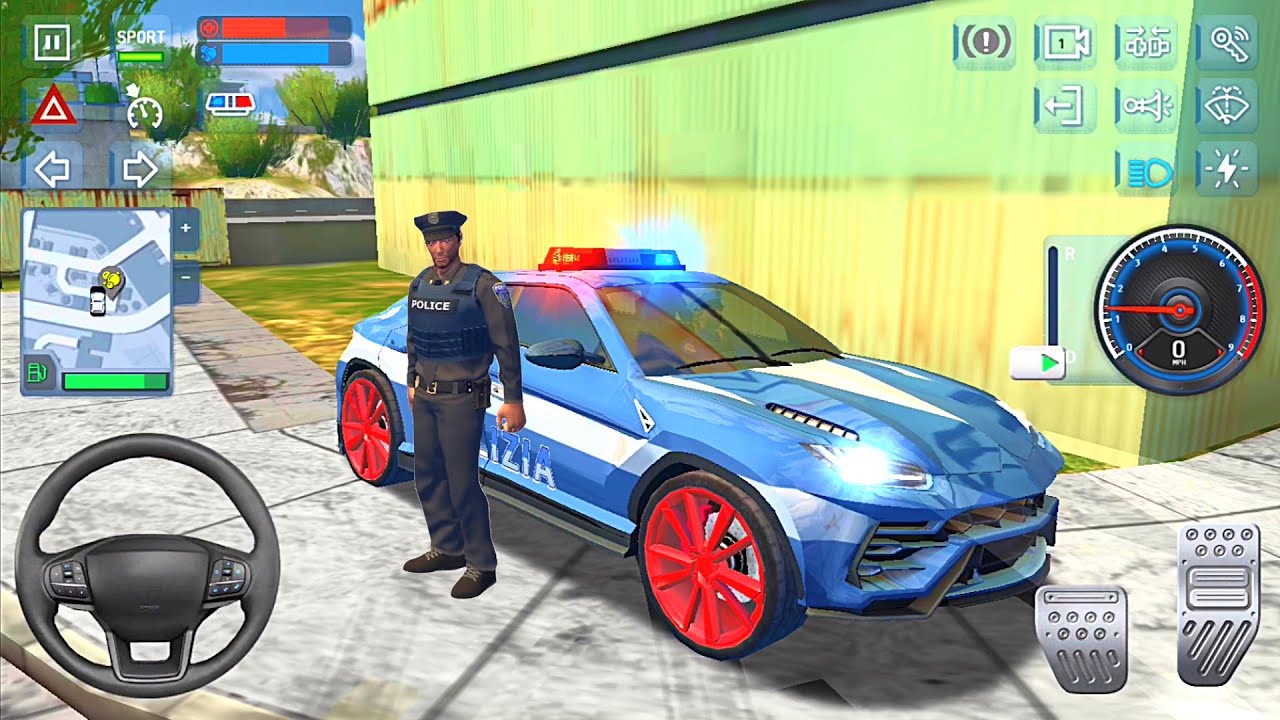 경찰 시뮬레이션 2022 👮♀️🚓 최고 속도 경찰차 고속도로 운전 세차 게임 Best 2021 자동차 시뮬레이터 게임
