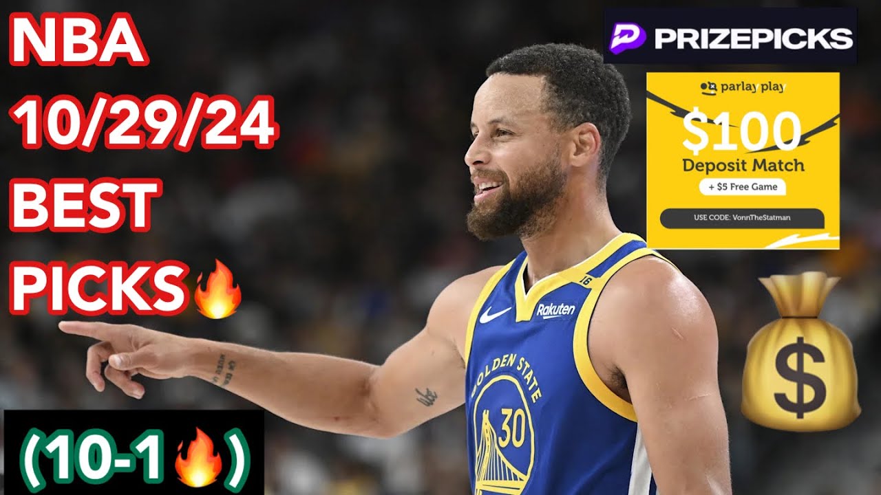 PRIZEPICKS NBA 10/29/24 PICKS #nba #podcast #parlayplay - YouTube