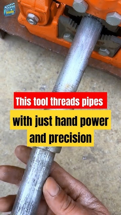 Manual Pipe Threading Tool: Create Threads Anywhere with This Simple Device - YouTube