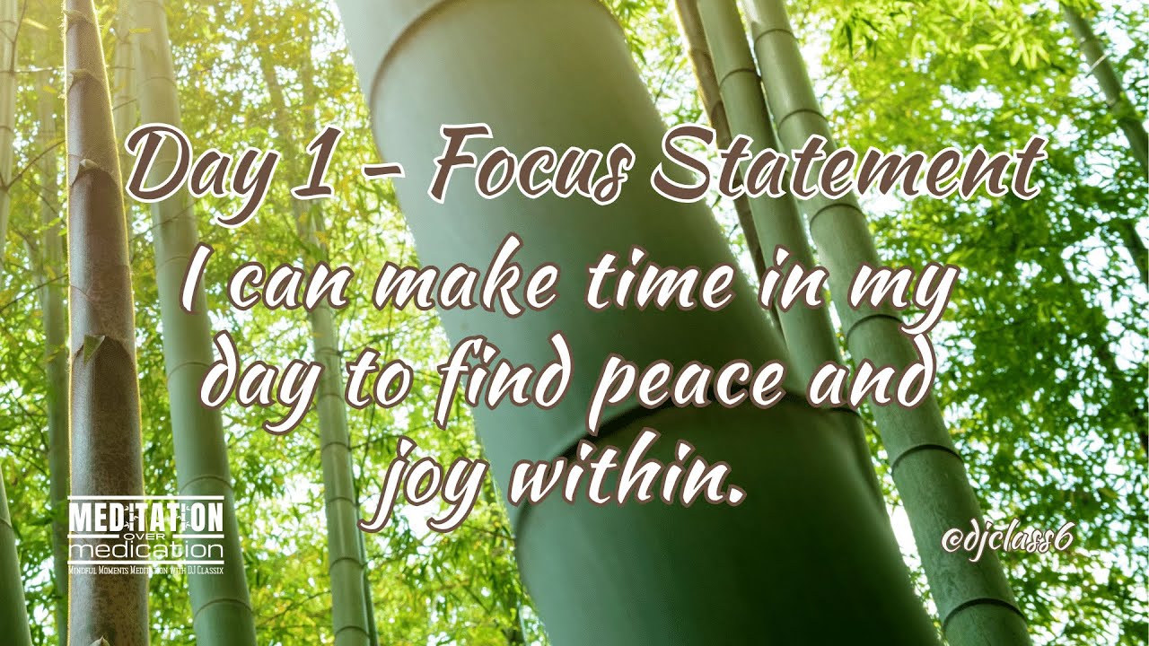 Day 1 Our Daily Zen Meditation Video - YouTube