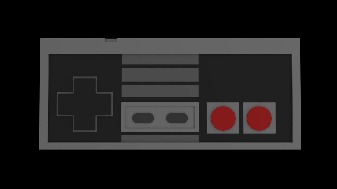 NES Controller | 3D Animation - YouTube