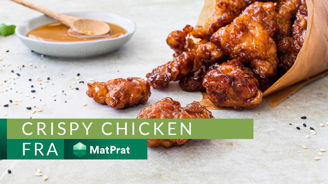 Crispy chicken med asiatisk glaze – enkelt og greit | MatPrat - YouTube