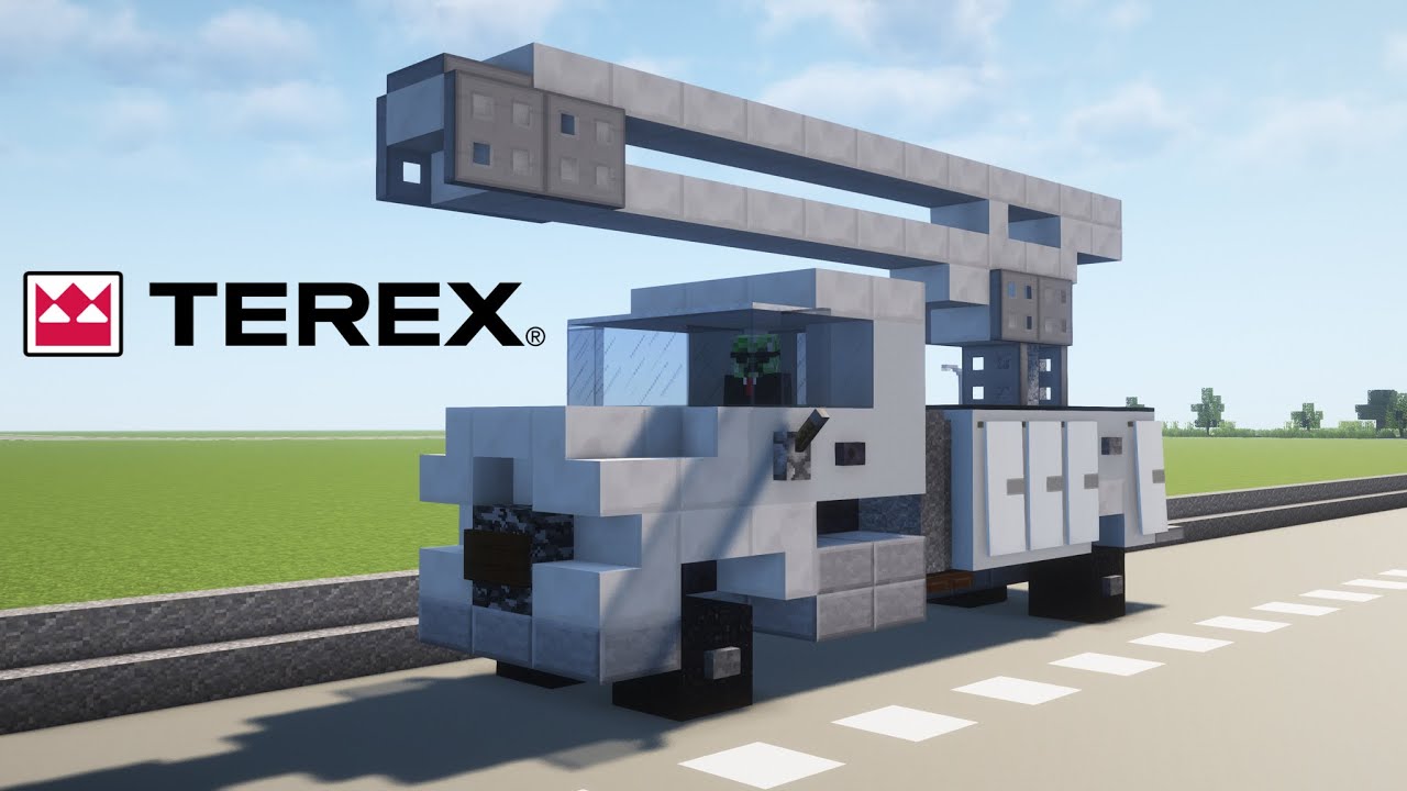 Minecraft Terex HRX55 Bucket Truck Tutorial - YouTube