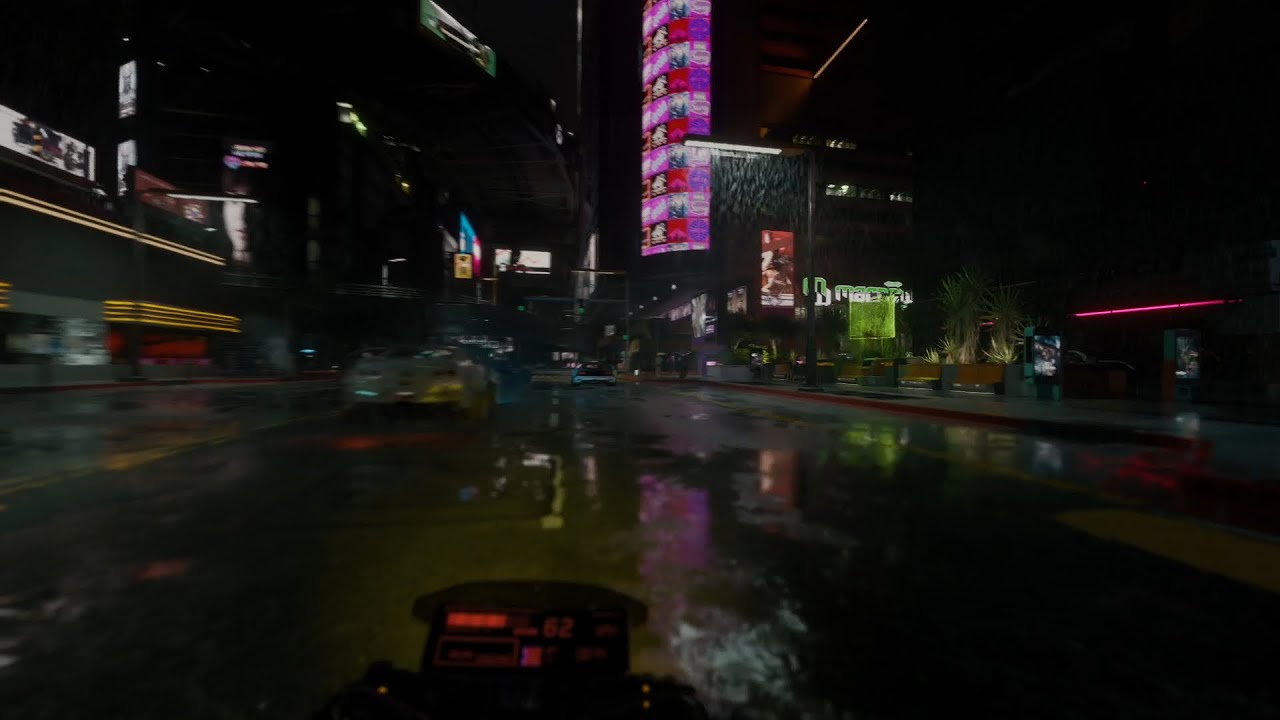 Cyberpunk 2077 Ray Tracing Night Ride in the Rain(4K) - YouTube