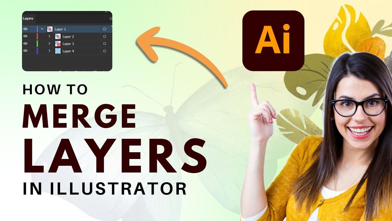 🎨 How to Merge Layers in Adobe Illustrator 2024 [Layer Fusion] - YouTube