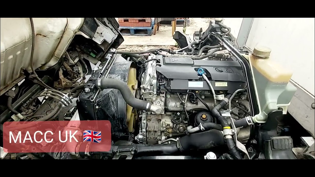 MACC UK 🇬🇧 MITSUBISHI FUSO CANTER 2017 4P10 ENGINE SUPPLY AND FIT - YouTube