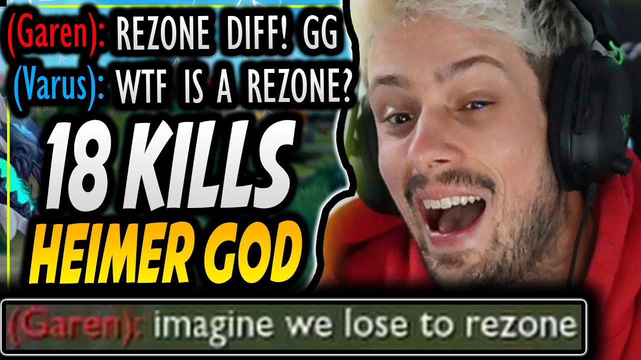 "imagine losing to rezone" - The 6 MILLION MASTERY HEIMERDINGER GOD ...